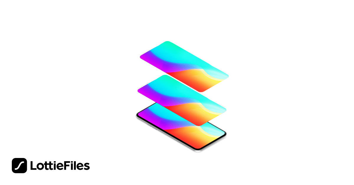 Free Phone Layers Animation by vincent | LottieFiles