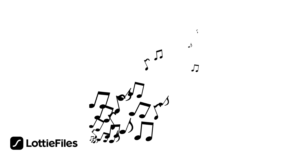 Free Music notes Animation by Kastor Media | LottieFiles
