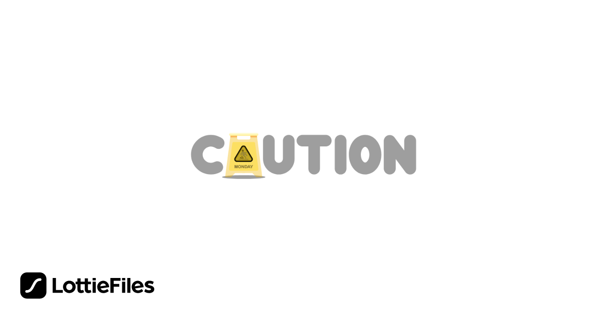 Free Caution Animation by Dedy Wildani | LottieFiles
