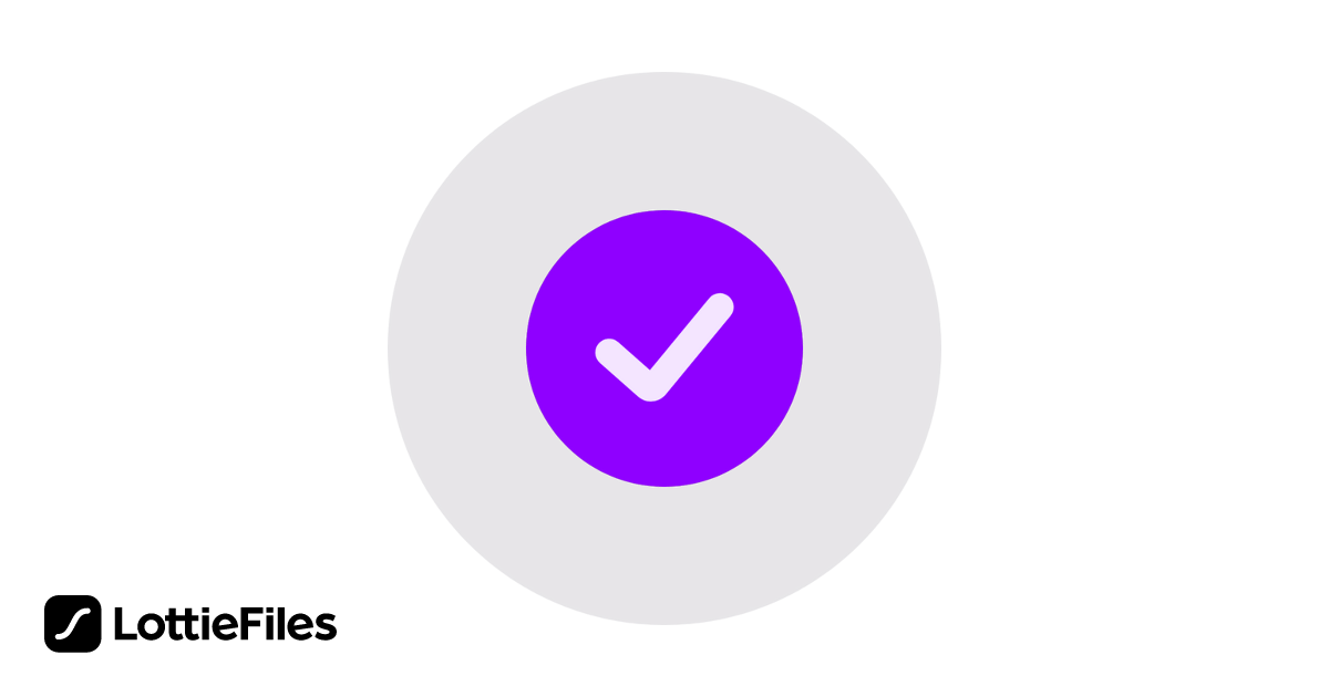 Free Checkmark Animation by Moritz Kuhn | LottieFiles
