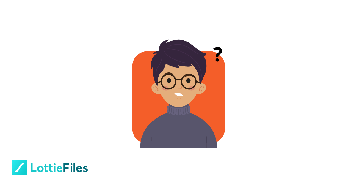 Confused Character by sidharth khurana - LottieFiles