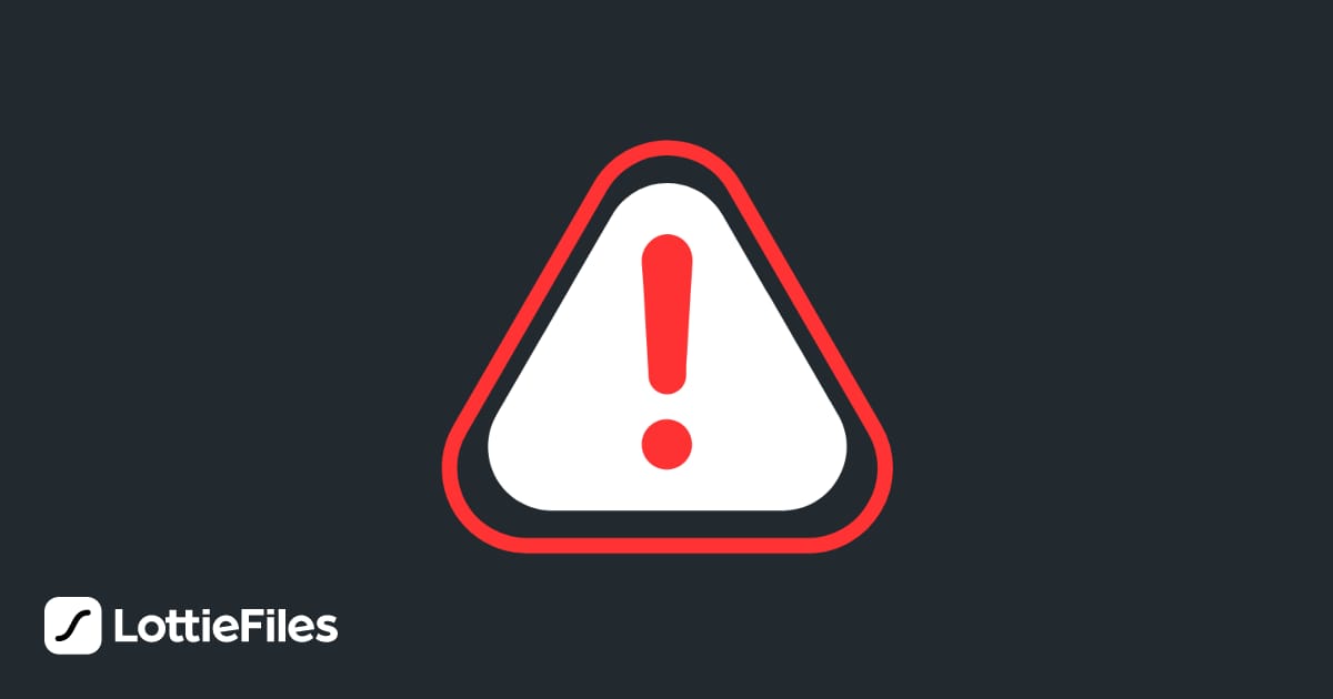 Free Alert Animation by Julien | LottieFiles