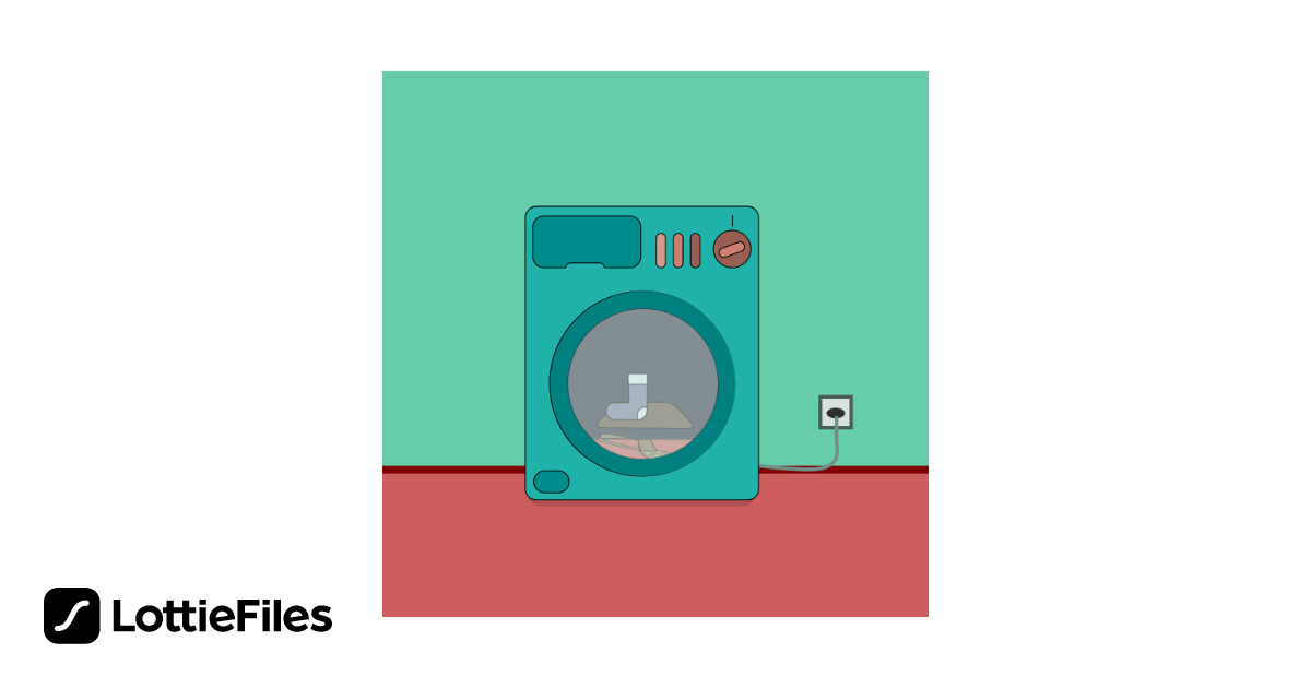 Free washing machine Animation by sareh amini | LottieFiles