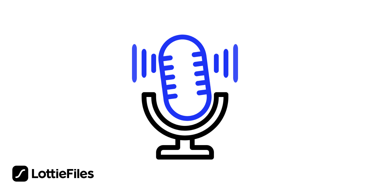 Free Podcasting Animation by Arif Setyadi | LottieFiles