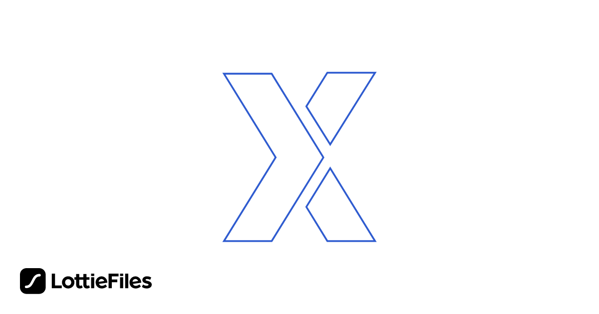 Free X Blue Animation by Cristian Jair Hernández Ferreyra | LottieFiles