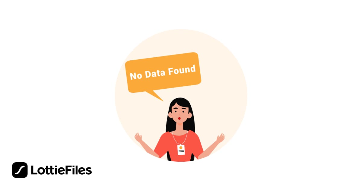 Free No Data Animation Animation by Dev Ashish Deval | LottieFiles