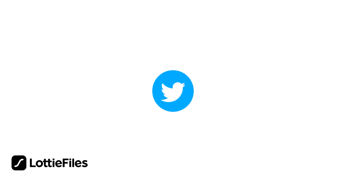 Free Twitter Logo animation Animation by kami nice | LottieFiles