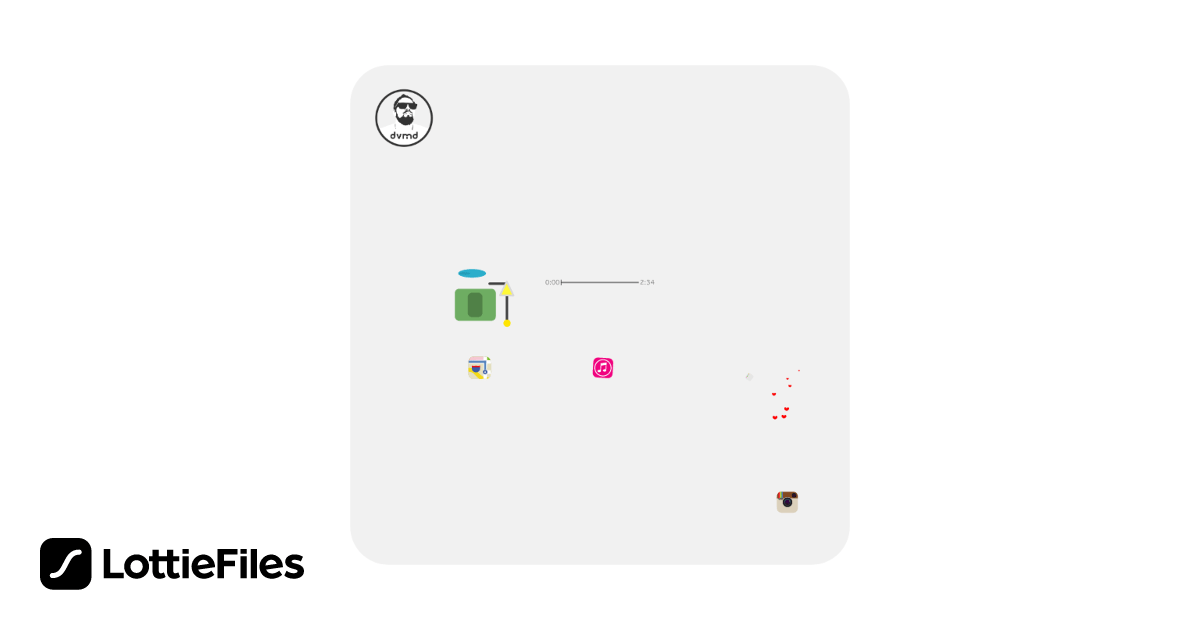 Free App icons animation Animation by Denis DV | LottieFiles