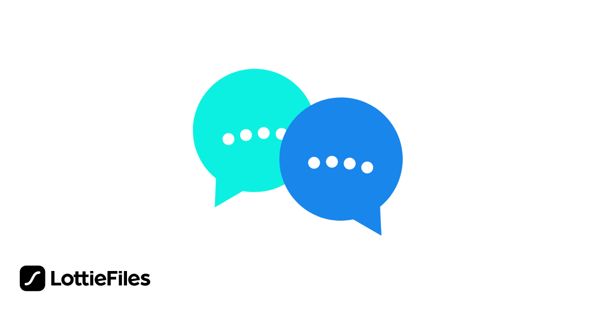 Free Chat Bubbles Animation by Bojan MItevski | LottieFiles