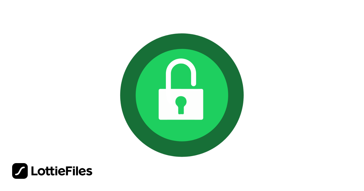 Free Unlock Animation by Saad Ali Naseer | LottieFiles