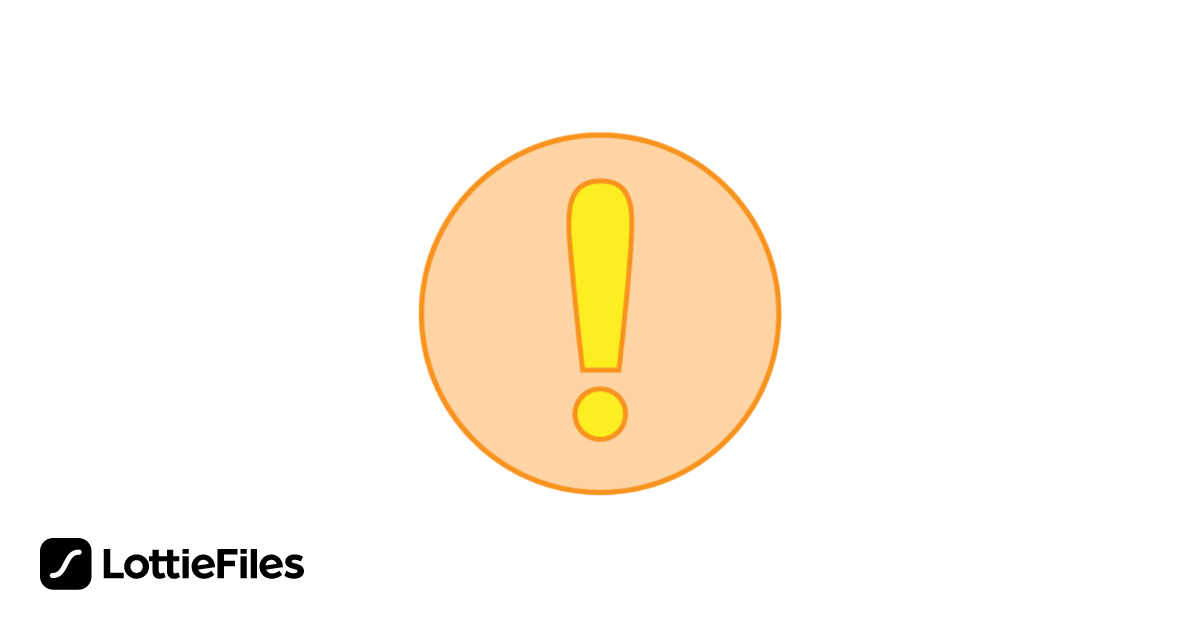 Free Exclamation Mark Animation by Angel To | LottieFiles