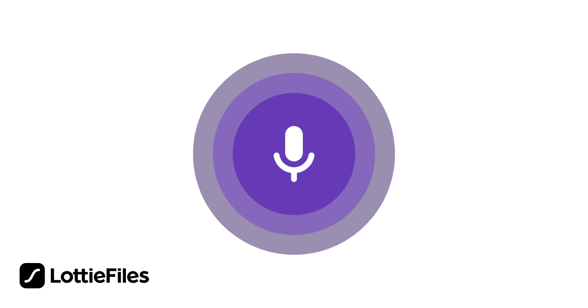 Free Button voice message Animation by дарья карсакова | LottieFiles