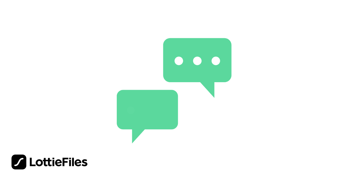 Free Chat Animation by wonox90470@jesdoit.com | LottieFiles