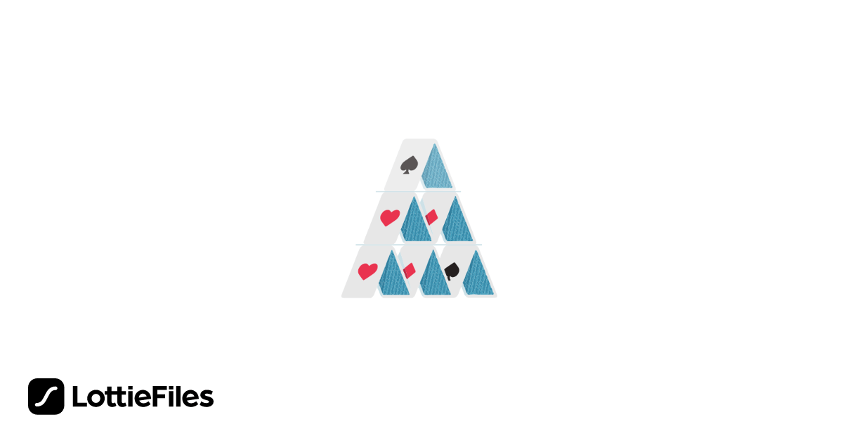 Free Card Tower Animation by Basheer Ahemad | LottieFiles