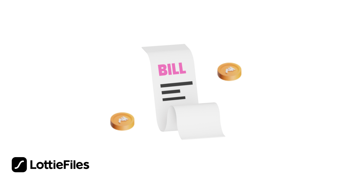 Free Bill Payment Animation by Rahul Chauhan | LottieFiles