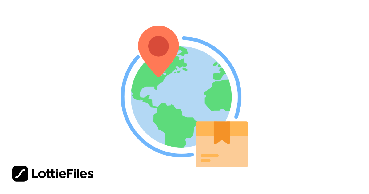 Free Global parcel shipment tracking Animation by MD Abdur Rahim ...