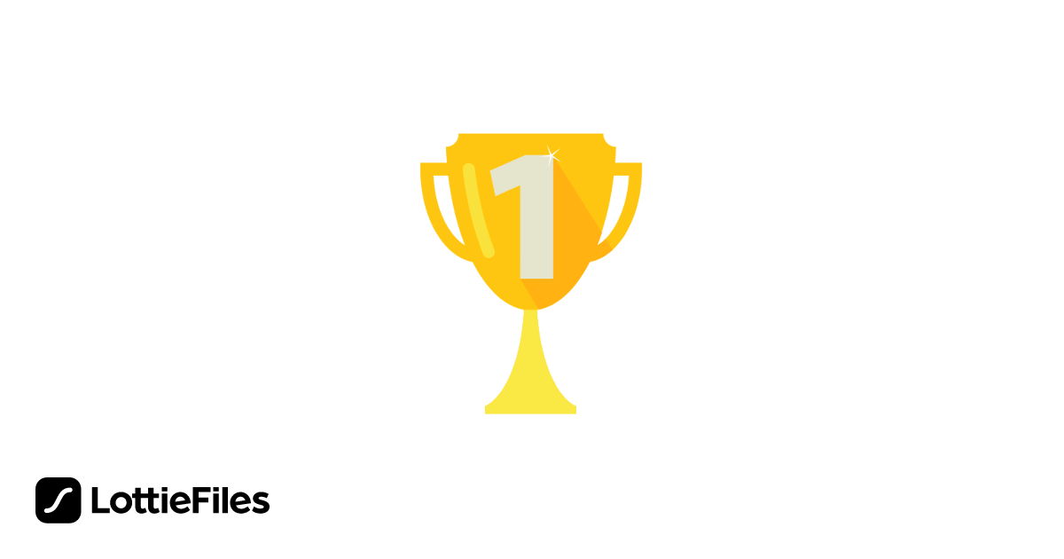 Free Trophy icon lottie animation Animation by Umar Usman Ali | LottieFiles