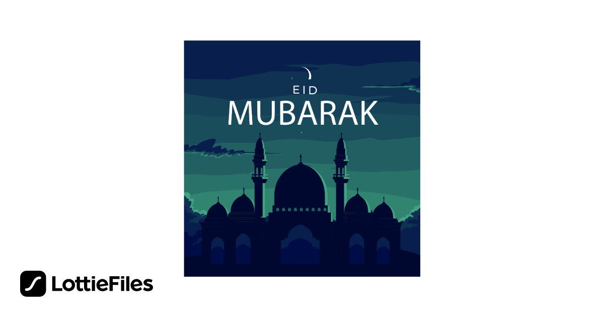 Free Eid mubarak Animation by Abdul Latif | LottieFiles