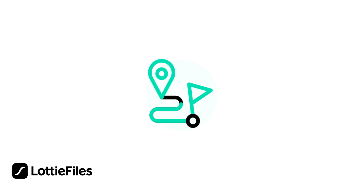 Free Destination icon Lottie JSON animation Animation by Tinymotion ...