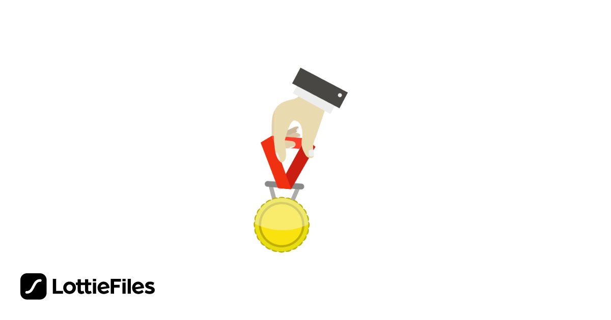 Free Gold Medal Lottie Animation by Umar Usman Ali | LottieFiles