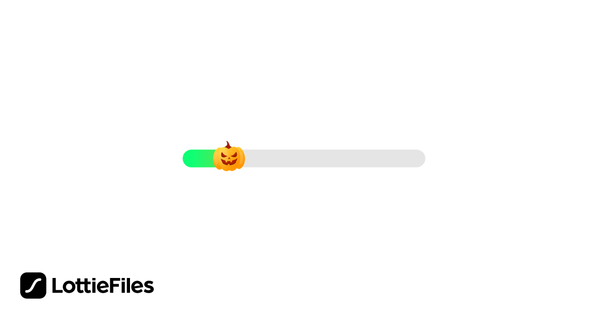Free Helloween Progress Bar Animation by Elizaveta Kotik | LottieFiles