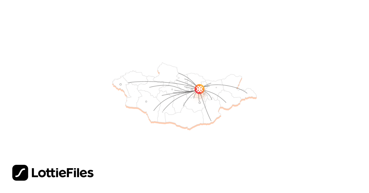 Free XacBank on Mongolian map Animation by Temuujin | LottieFiles