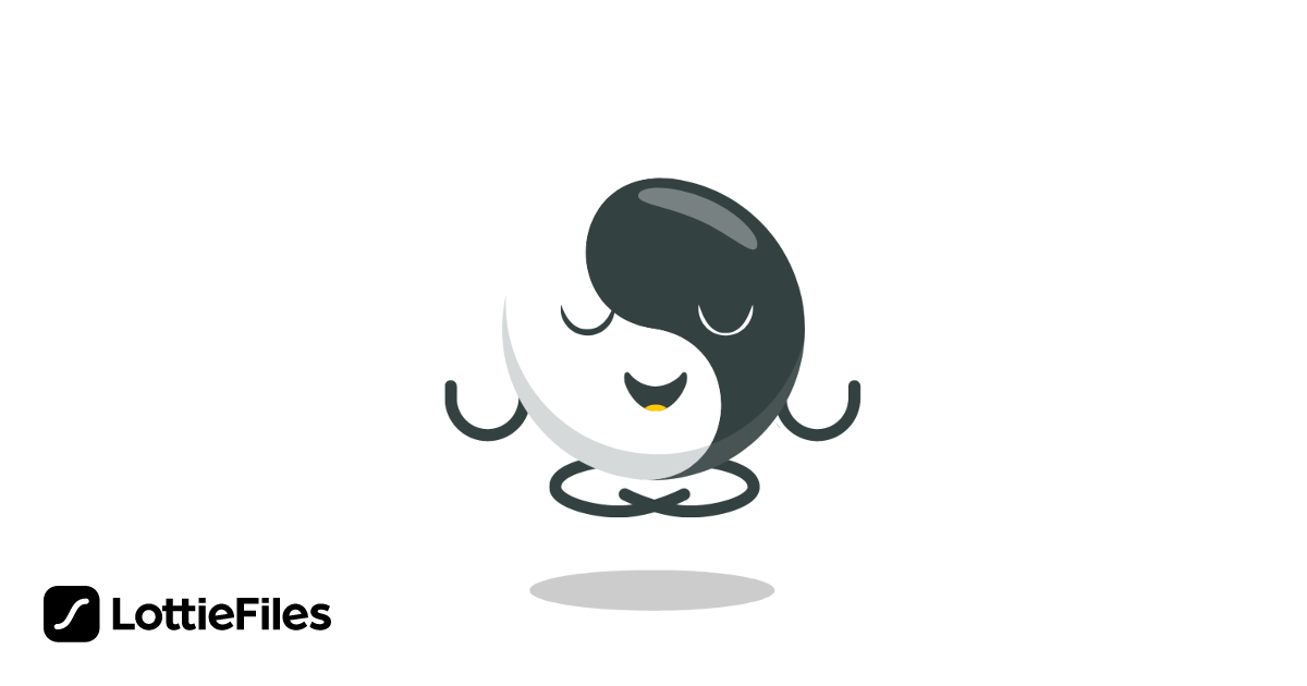 Free Zen Ying-Yang Animation by Mireia Alegre | LottieFiles