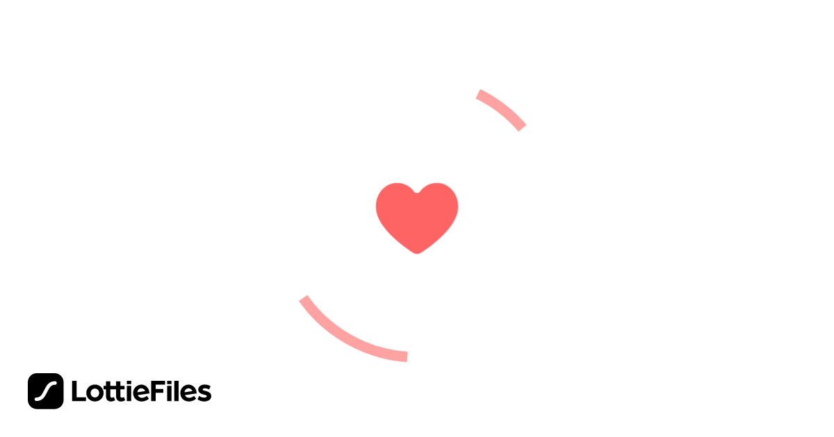 Free heart shape loading spinner Animation by nine yeo | LottieFiles