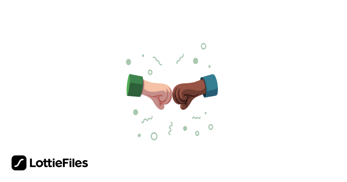 Free Fist bump Animation by Murilo Gasparetto | LottieFiles