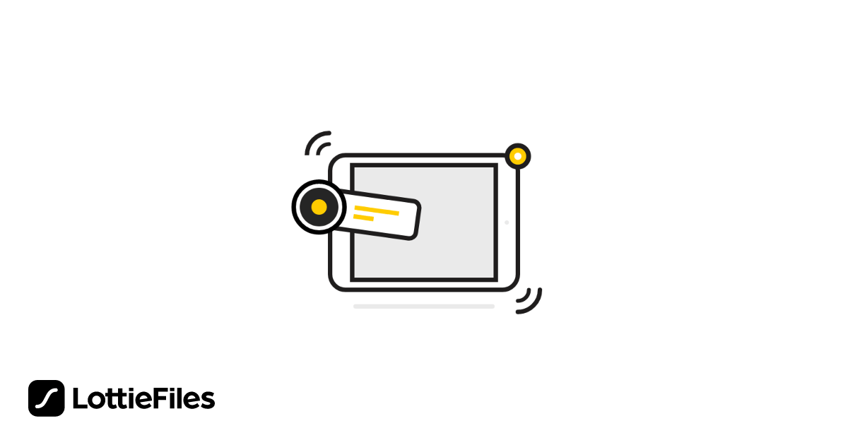 Free Tablet notifications Animation by Pierre Blavette | LottieFiles