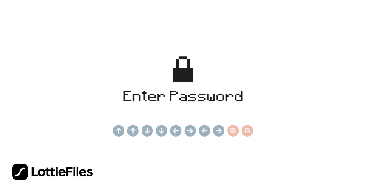 Free Password process animation Animation by Pierre Blavette | LottieFiles