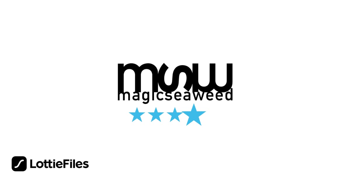 Free magicseaweed logo Animation by Tom Wigs | LottieFiles