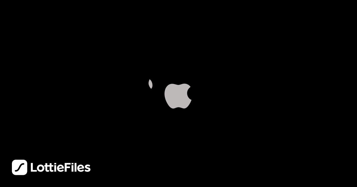 Free apple logo annimation Animation by Gokul Raja | LottieFiles