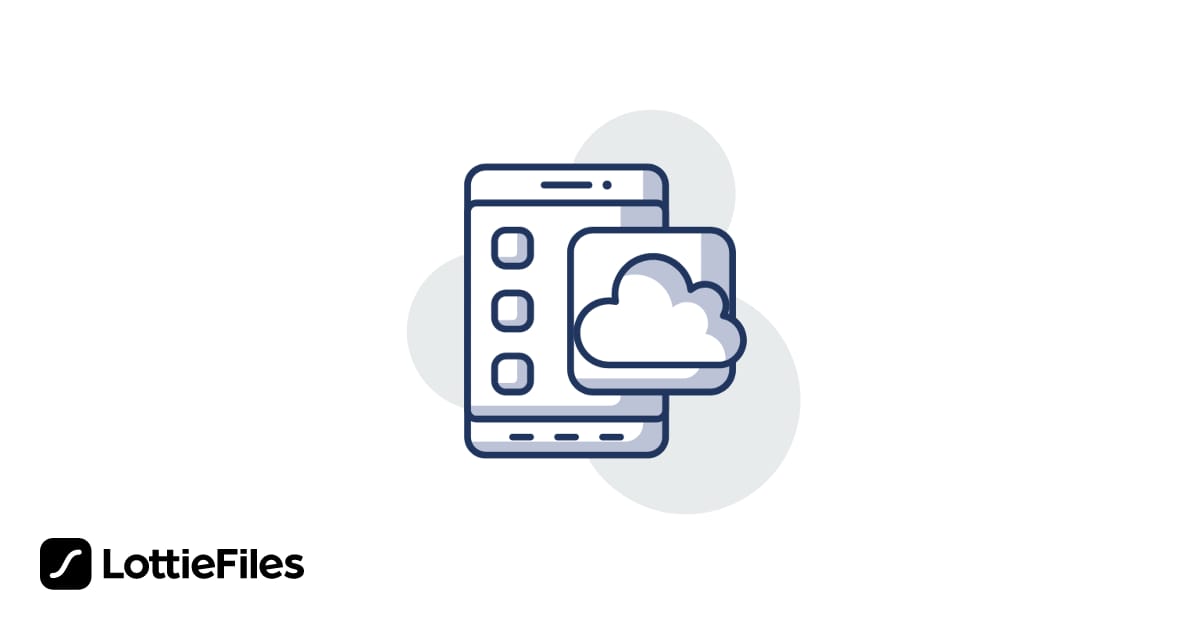 Free Cloud Storage Animation by zx studio | LottieFiles