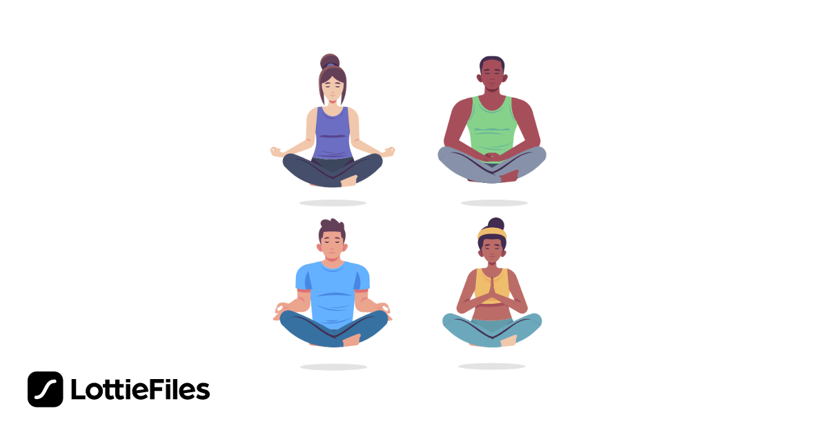 Free Yoga Animation by Summer kc | LottieFiles