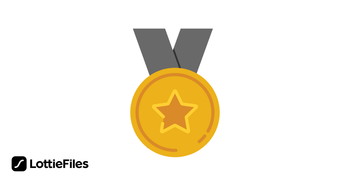 Free gold medal Animation by Lucas Mauricio Silva | LottieFiles