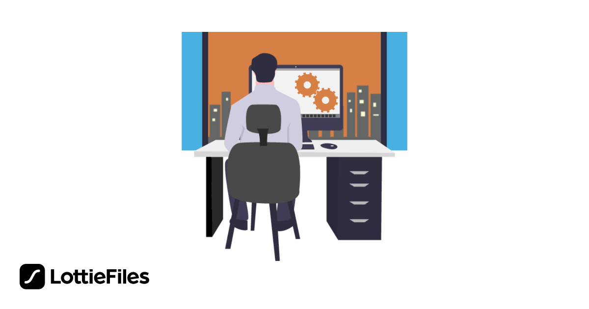 Free Mechanical Engineer Animation by david | LottieFiles