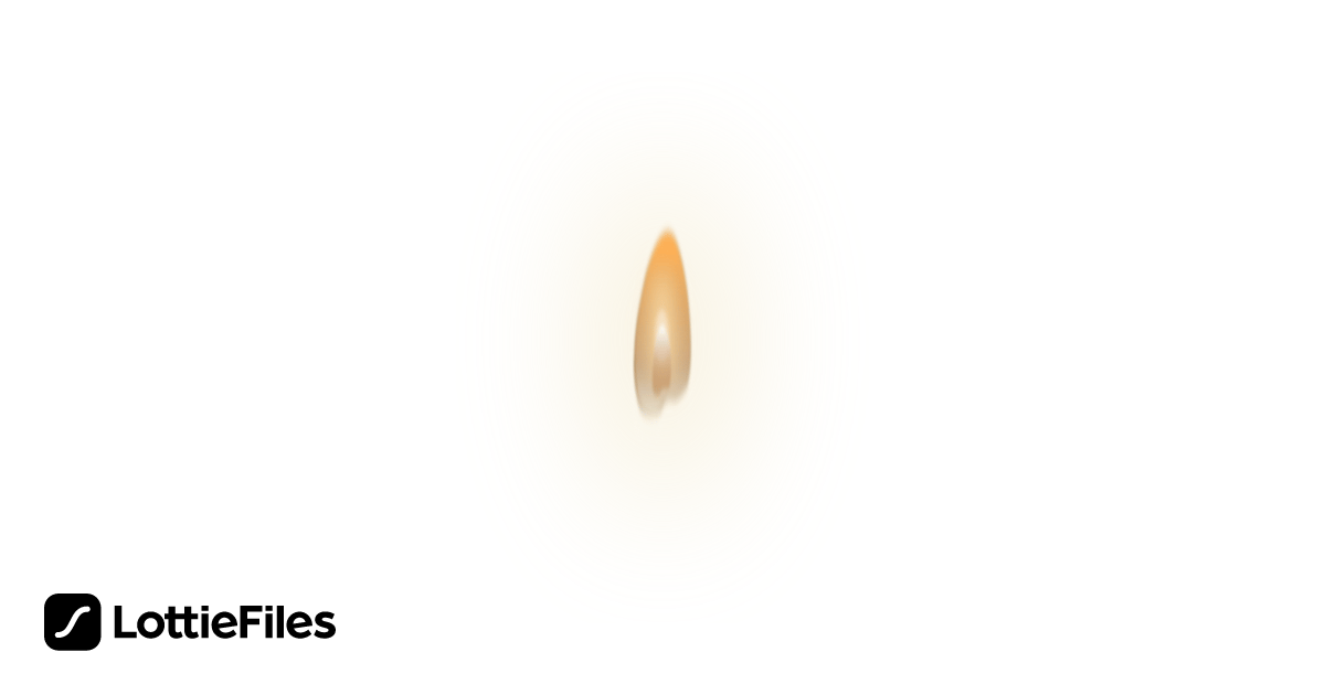 Free Realistic candle fire Animation by Alexander Stets | LottieFiles