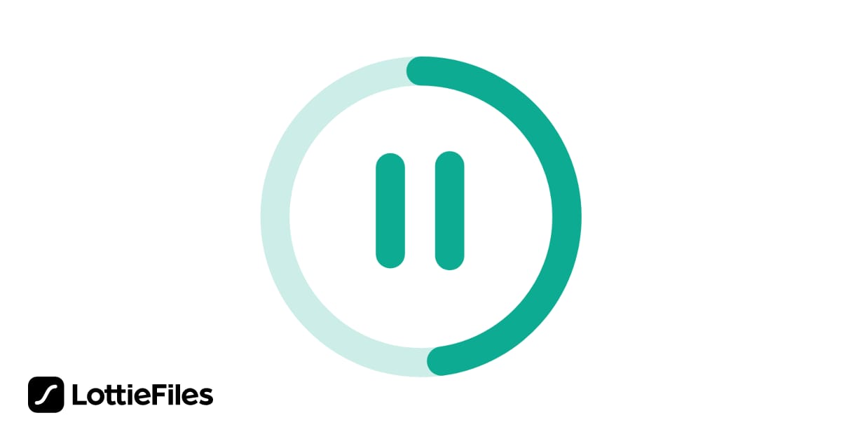 Free Pause Animation by Lilian Lebreton | LottieFiles