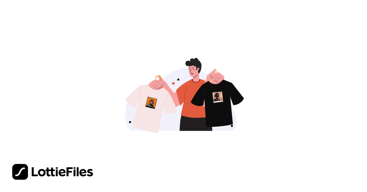 Free T-shirt Animation by Abdullah Berkay Yörük | LottieFiles