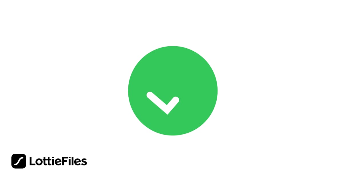 Free Confirmation Animation by Pedro Severino | LottieFiles