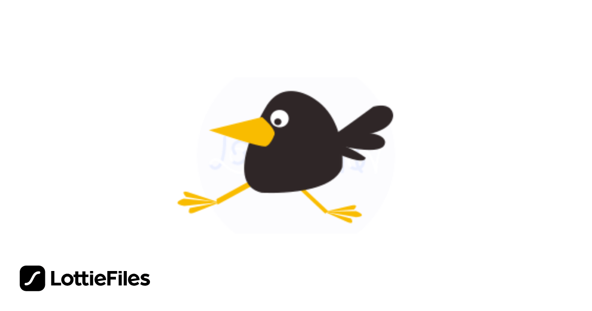 Free Small bird Lottie JSON animation Animation by Lottie_motion ...