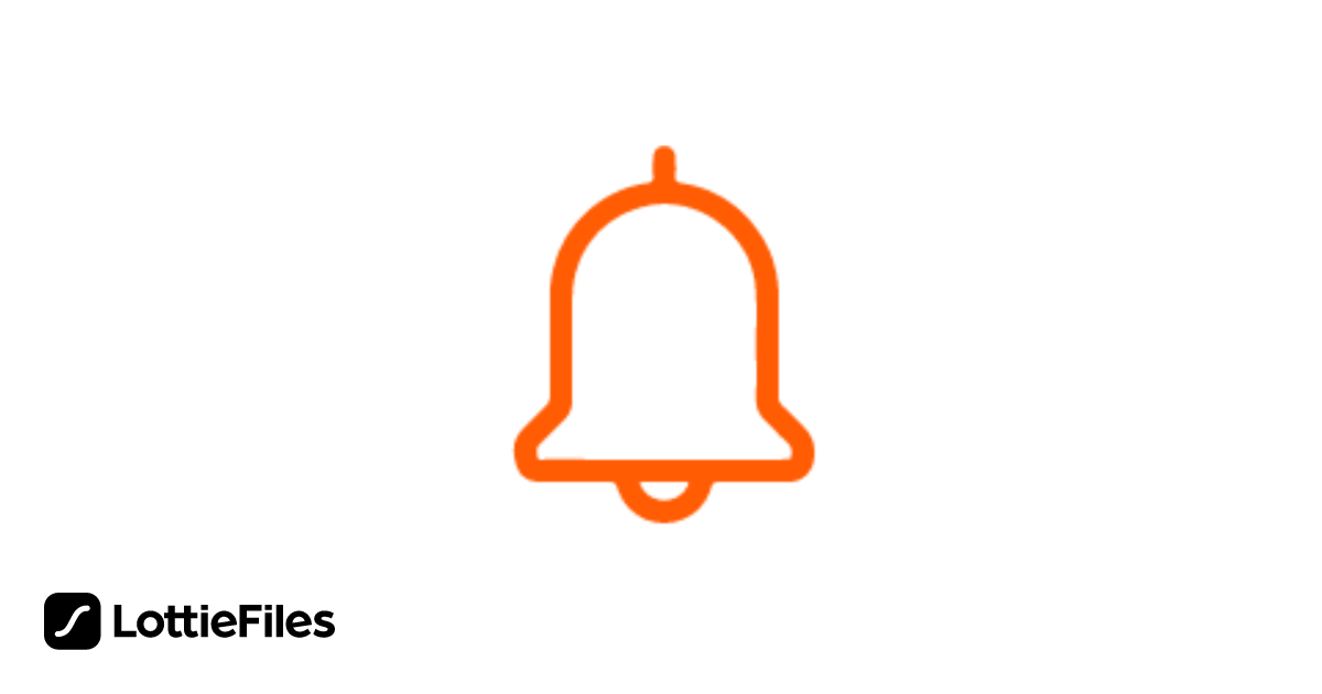 Free Bell Icon Notification Animation by mukesh kumar | LottieFiles