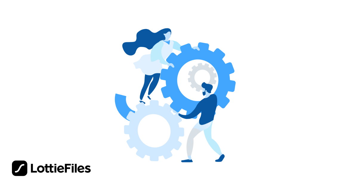 Free Collab blue Animation by PSME MDF | LottieFiles