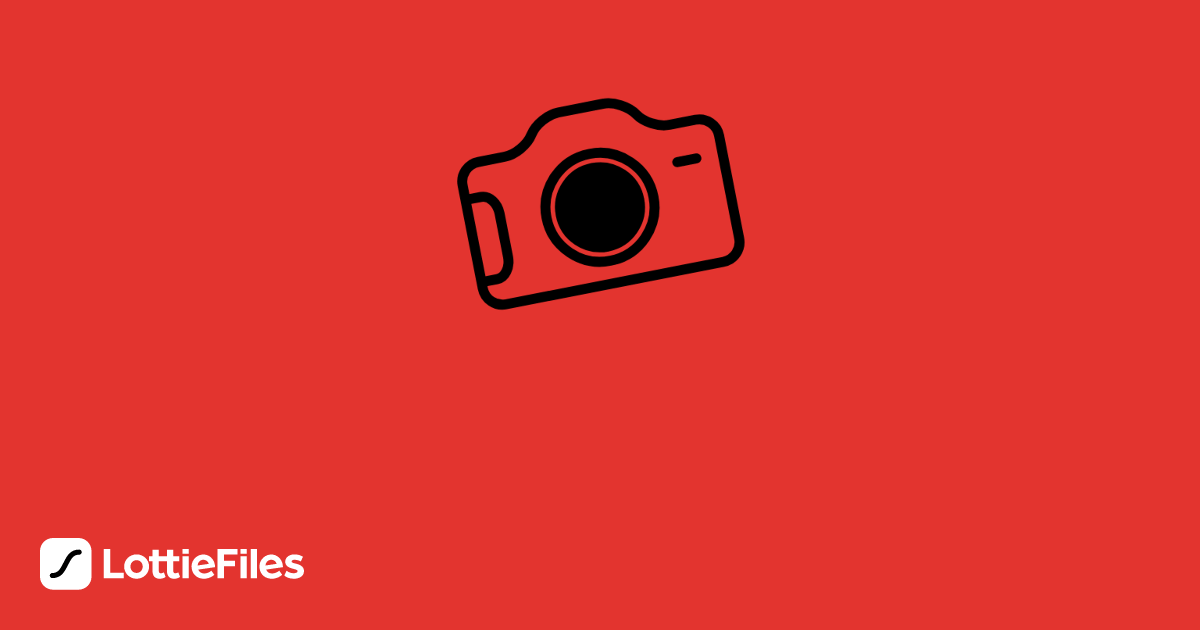 Free A camera icon Animation by Arthur Blunk | LottieFiles