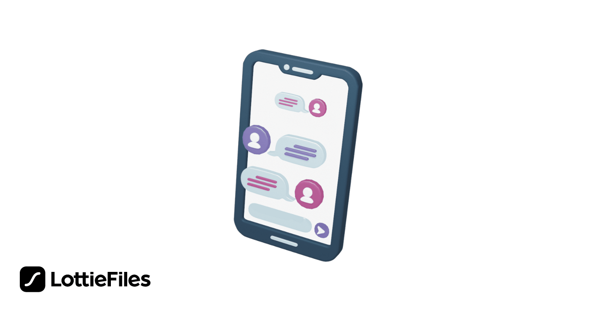 Free Conversation 3D Animation by Elmer Vergara | LottieFiles