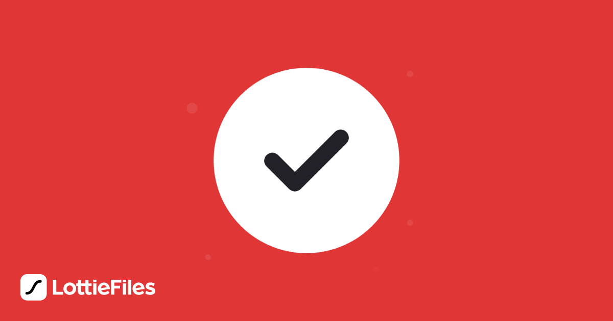 Free Check icon Animation by Mireia Alegre | LottieFiles