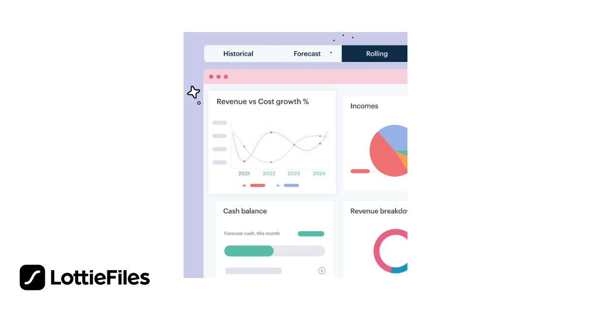Free Dashboard Explainer of Accounting Interface Animation by Adam ...