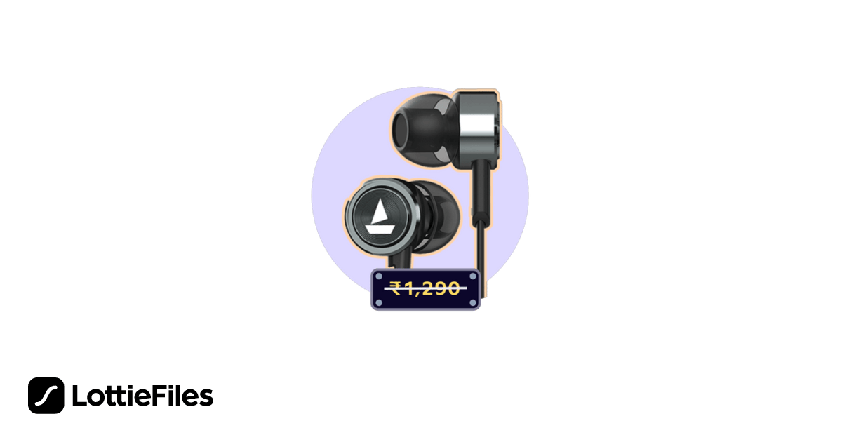 Free Gift Wired Earphones Animation by Ashish Negi | LottieFiles