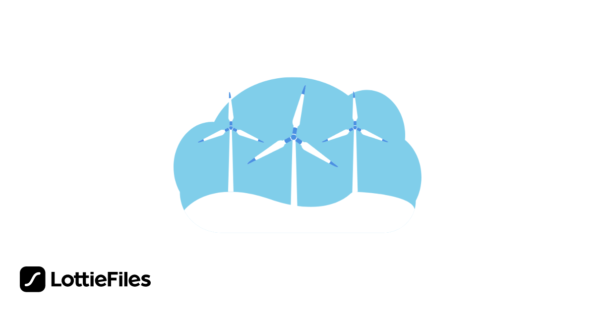 Free Wind Turbines Animation by Marcus Lange-Denley | LottieFiles